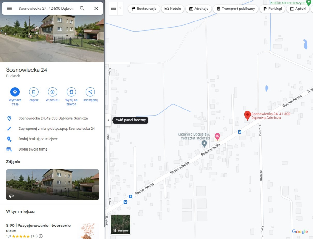 Wstawianie map Google Maps na stronę internetową bez klucza API | S90.PL